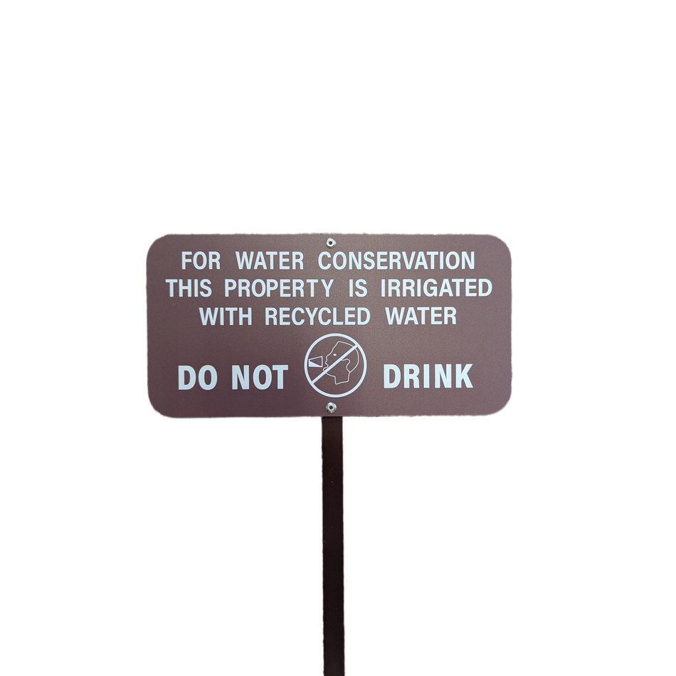 Buy Premium Purple Recycled Water Tags & Reclaimed Water Signs ...